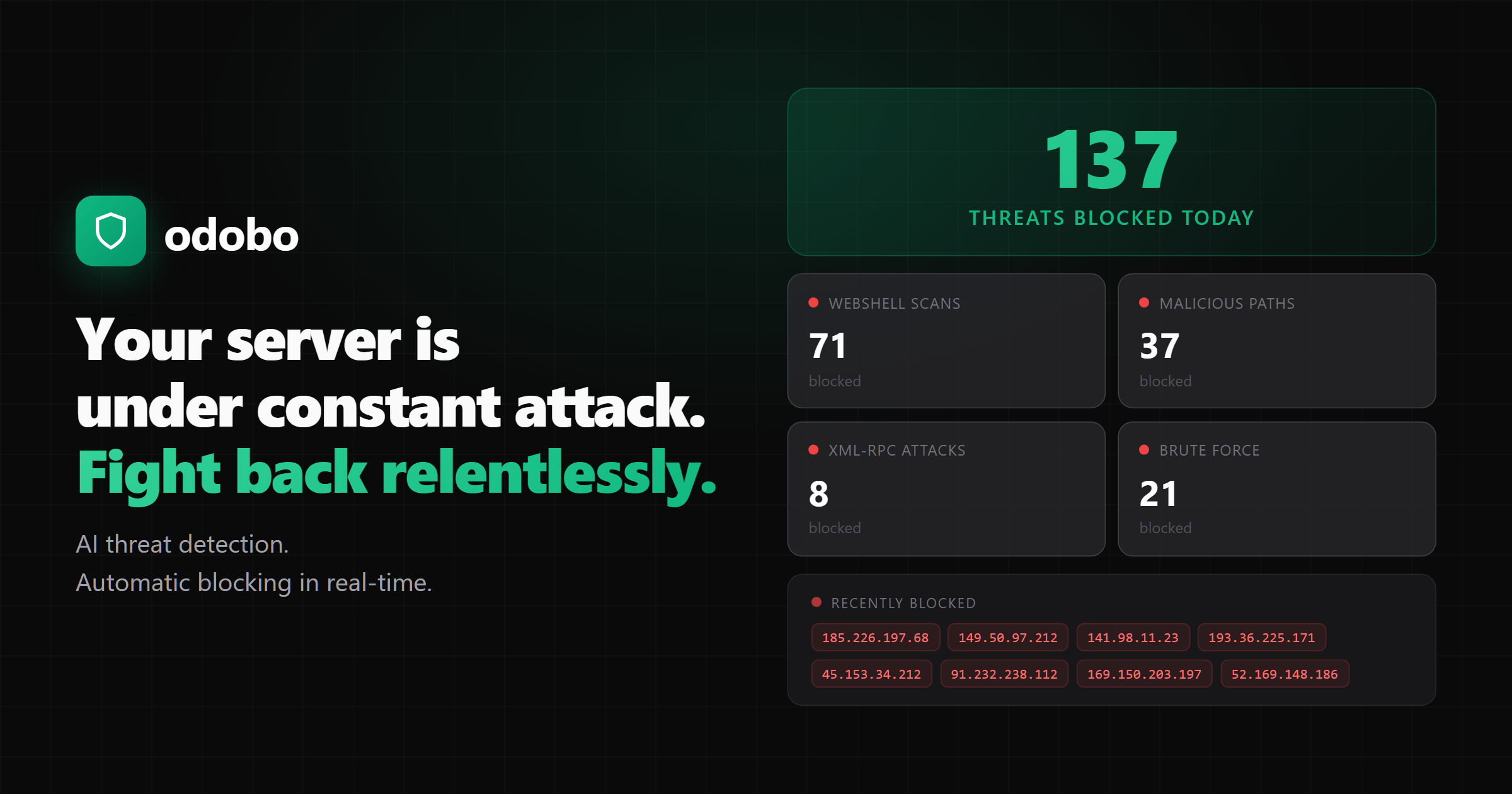 odobo - Stops attackers in the act!